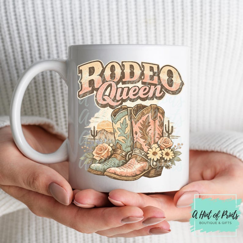Rodeo Queen Western Graphic SVG PNG | Vintage Cowgirl Boots Shirt ...