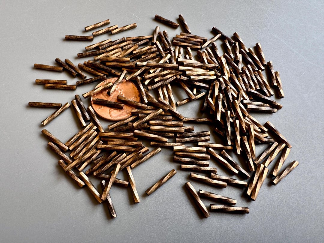 Exceptional Japanese Twisted Long Bugles. 12mm in Gold Antique Matte ...