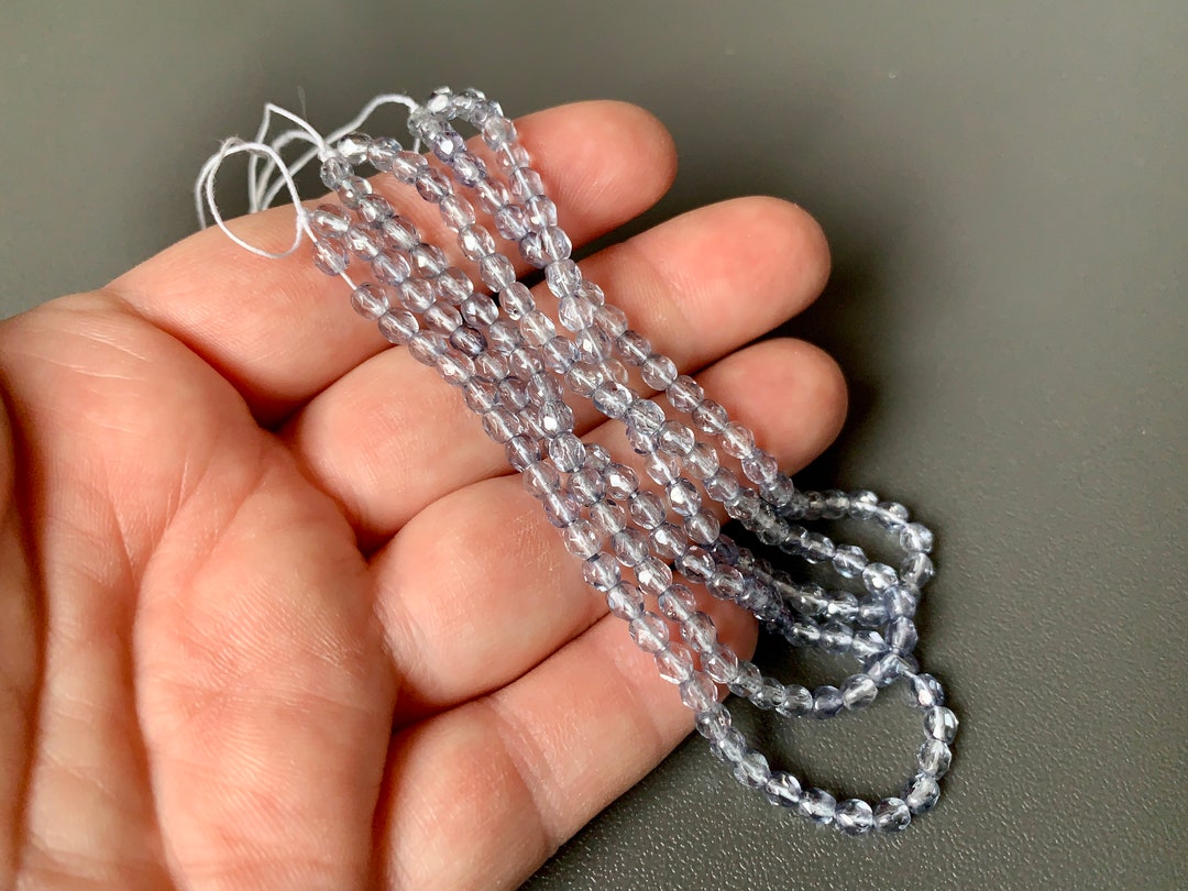 Lovely Celsian Blue Czech Fire Polished Glass Rounds! - Etsy