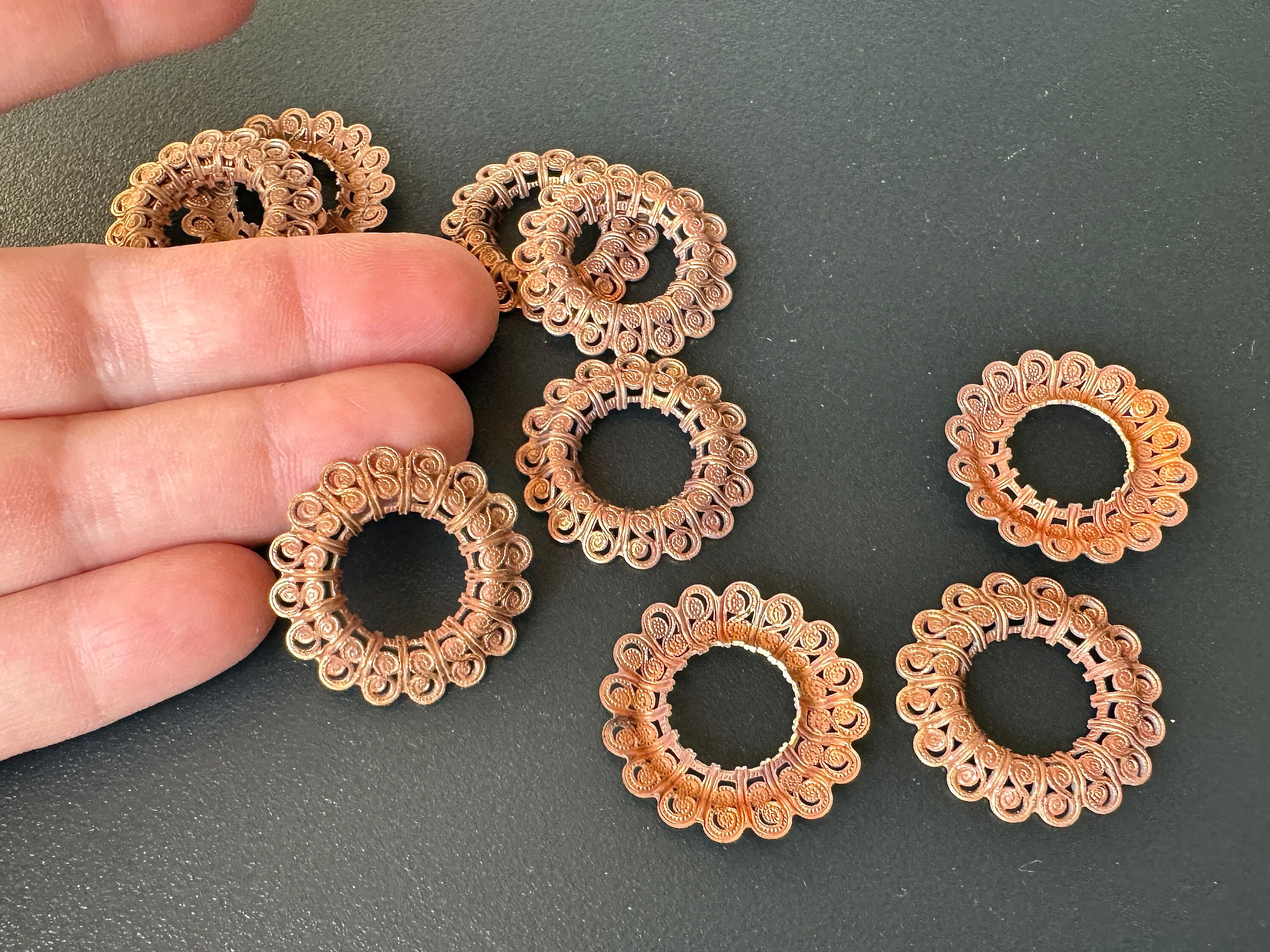 STUNNING Rare Guyot Filigrees Used by the Miriam Haskell Company in ...