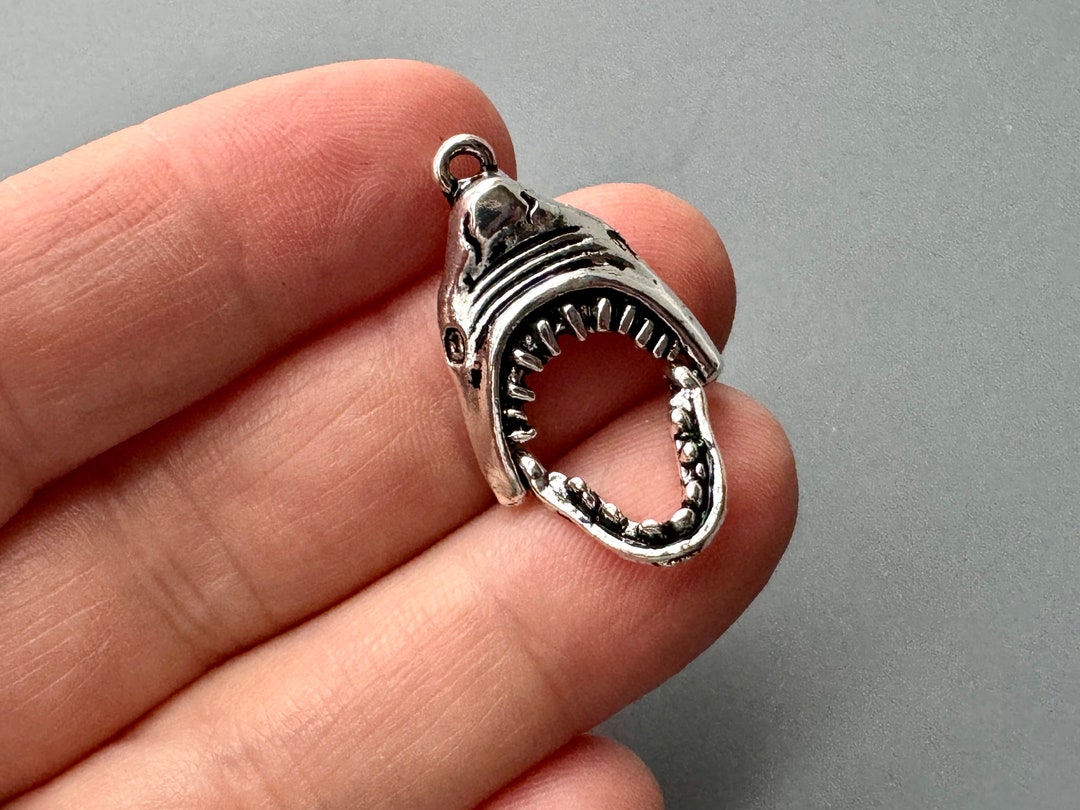 Summertime Fun! Shark Charms That Feature a Jaw That Opens and Closes ...