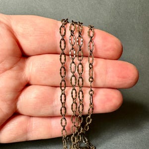 Beautiful Brown Enameled Chain! Sold per TWO Yards. SKU Chain440 - Etsy