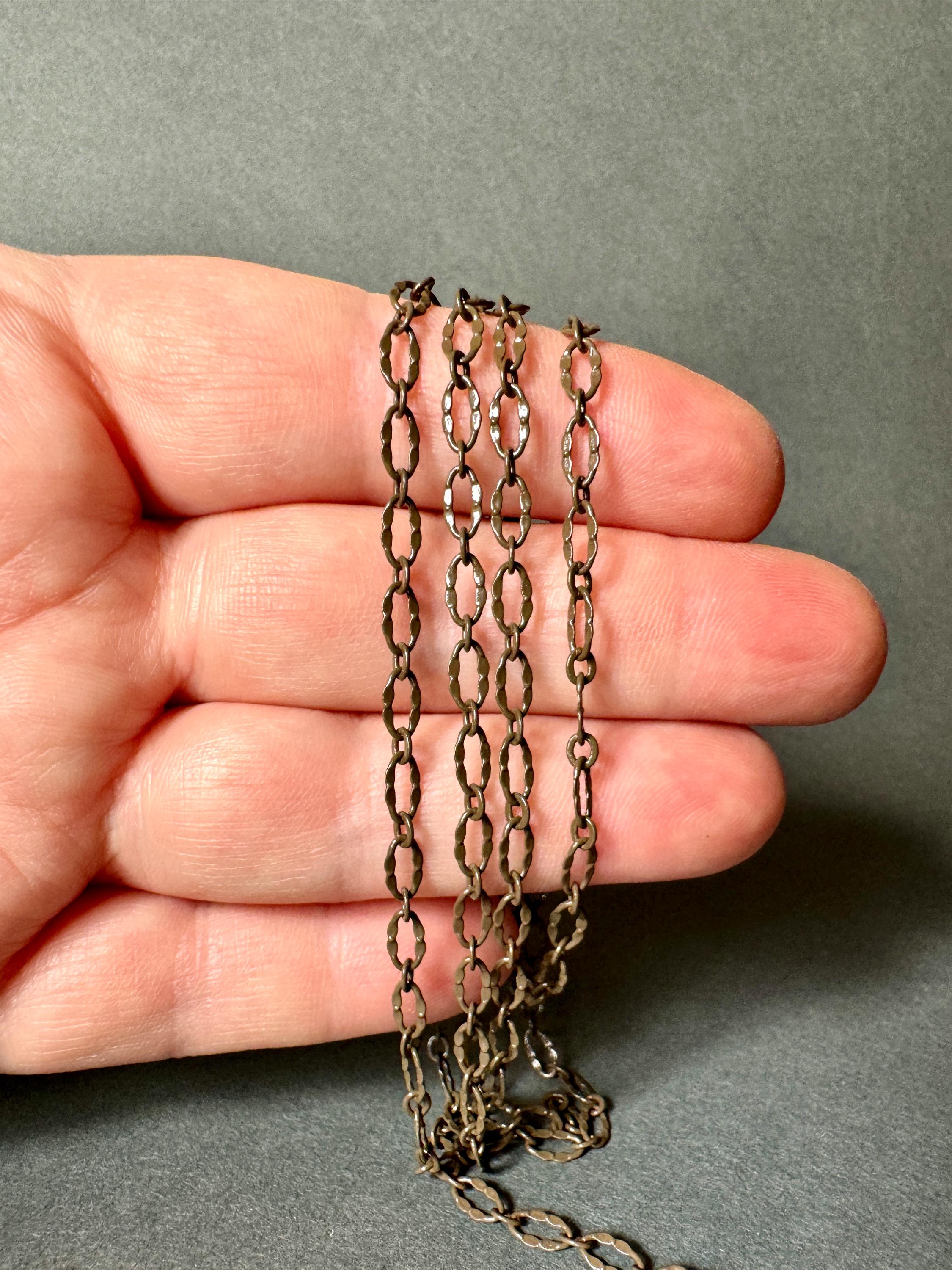 Beautiful Brown Enameled Chain! Sold per TWO Yards. SKU Chain440 - Etsy