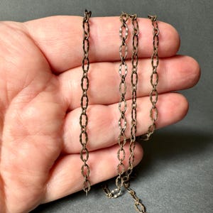 Beautiful Brown Enameled Chain! Sold per TWO Yards. SKU Chain440 - Etsy