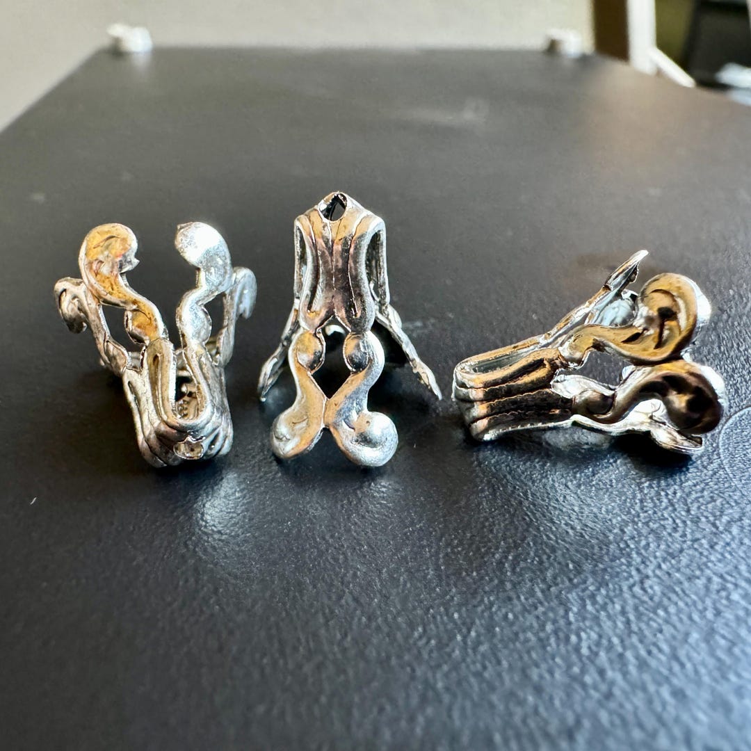 Very Funky Bead Caps/bead Cones! Vintage Supply. Sold per Ten Pieces ...