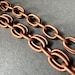 Strong yet Beautiful Copper Ox Finished Chain. Sold per FOOT. SKU ...