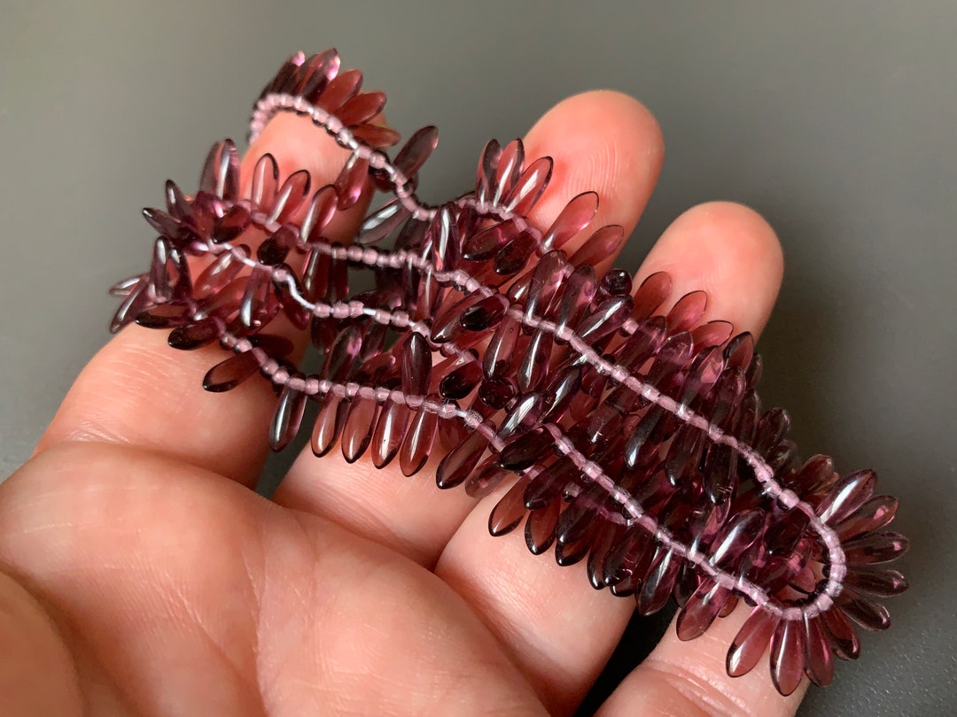 Amazing Czech Glass Mini Daggers in Amethyst! - Etsy