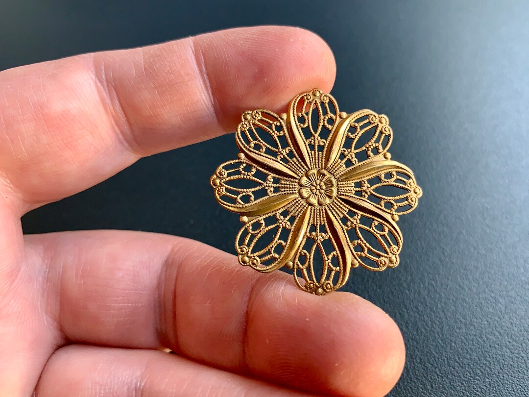 Beautiful Vintage Brass Filigree From the Haskell Buy Out. Sold per ...