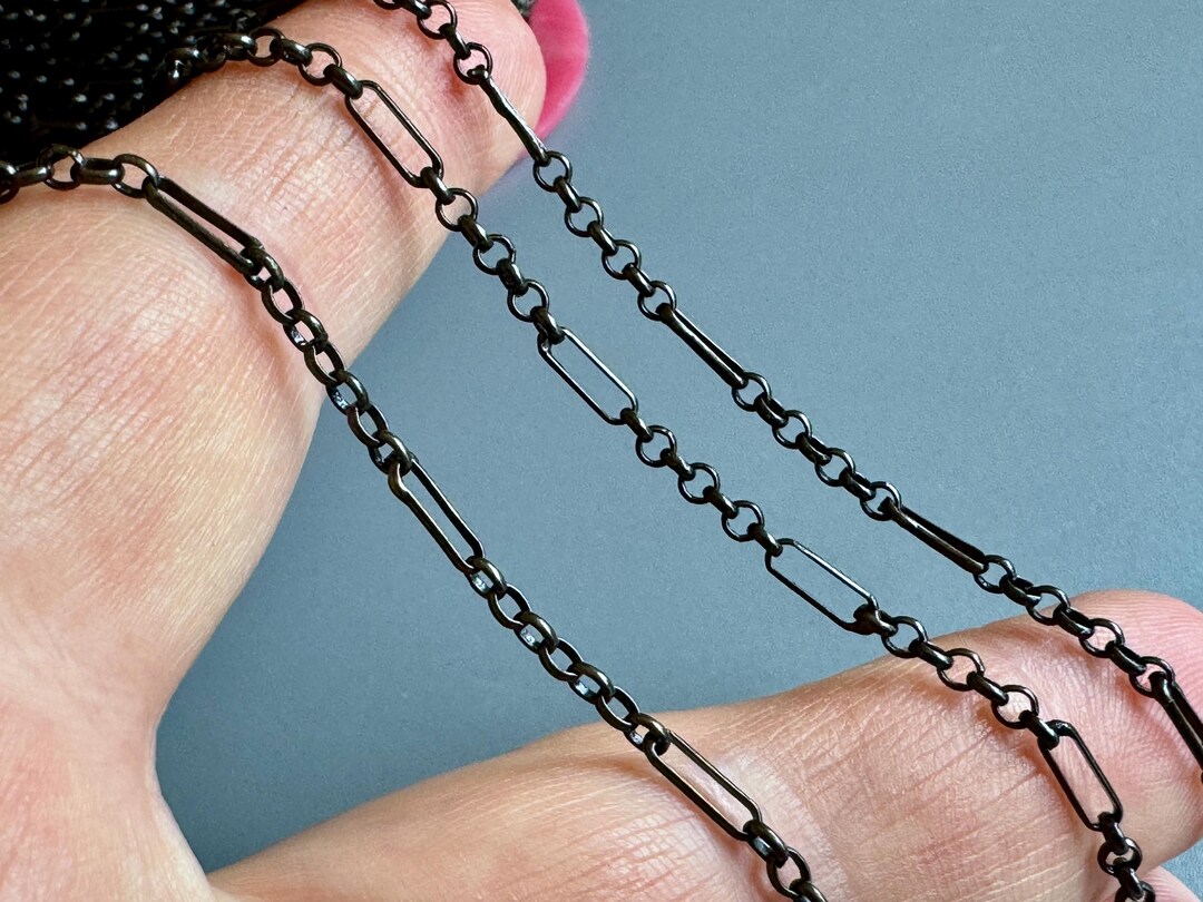 Funky Curb Chain Meets Rectangular Long Links...pretty Nifty Chain! New ...