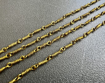 Vintage Brass Specialty Chain. Unique Patina! Sold per YARD. SKU ...