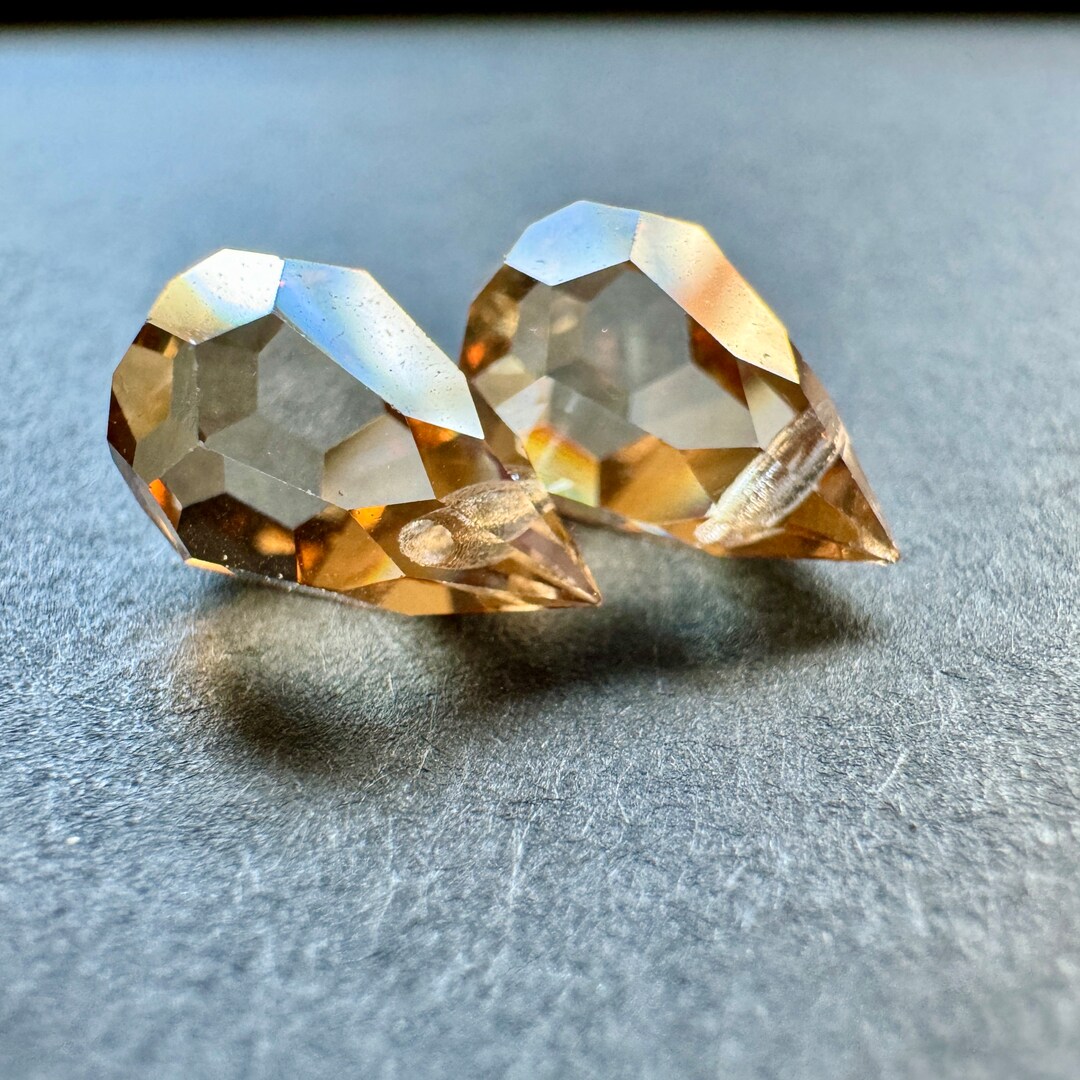 Gorgeous New in the Vintage Box Preciosa Crystal Drops/briolettes ...