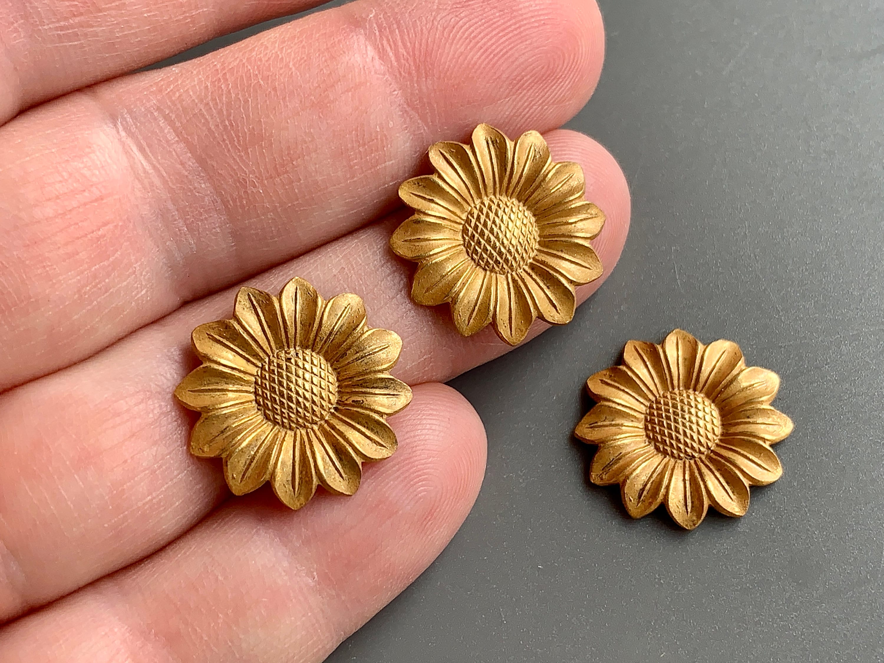 RARE and Highly Desirable Vintage Gilt Plated Miriam Haskell Stampings ...