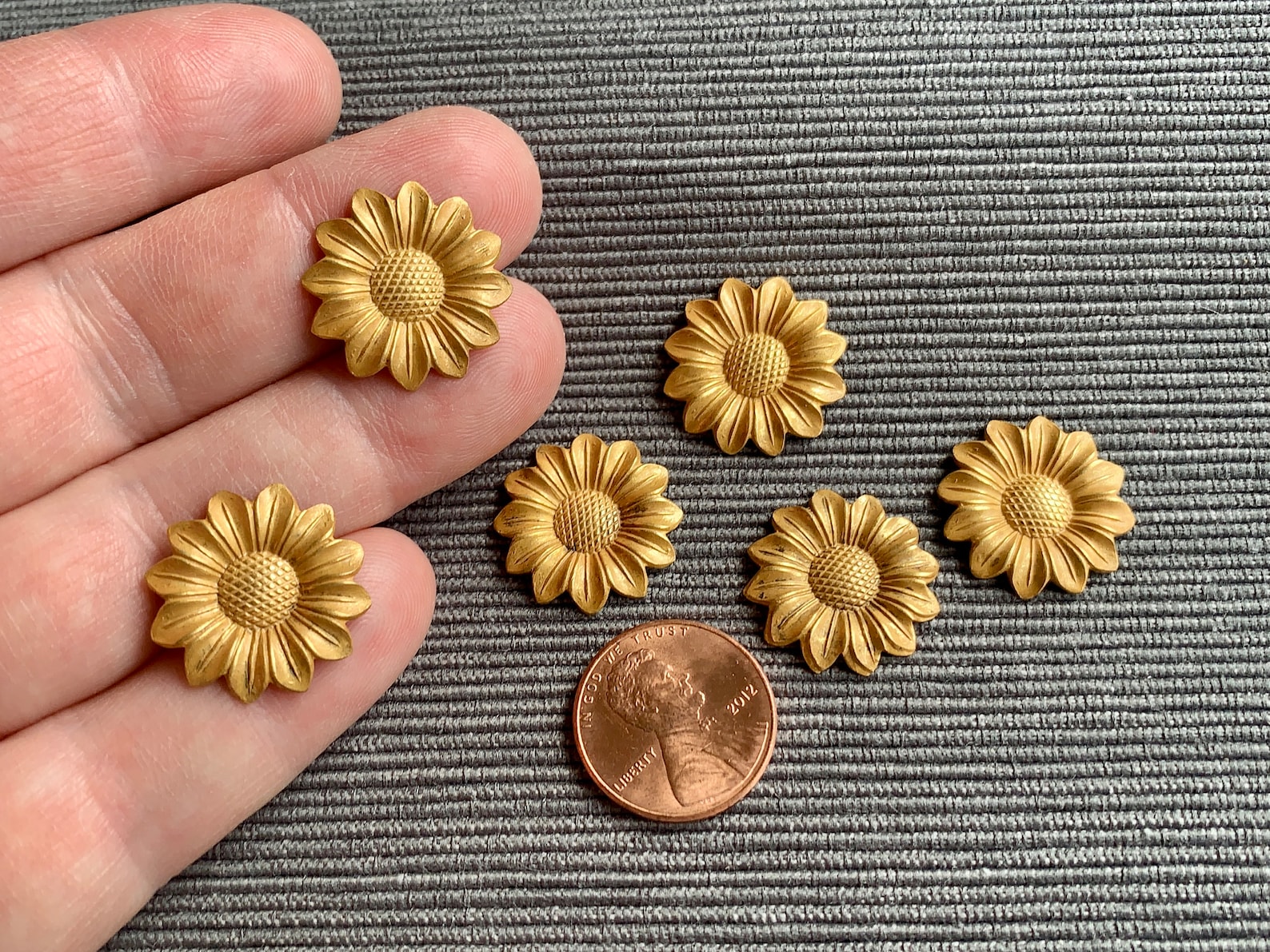 RARE and Highly Desirable Vintage Gilt Plated Miriam Haskell Stampings ...