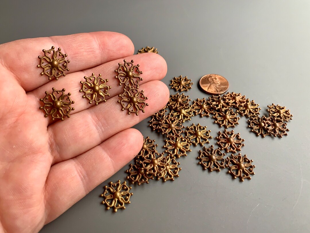 Precious Vintage Haskell Filigrees/stampings! Such Attention to Tiny ...