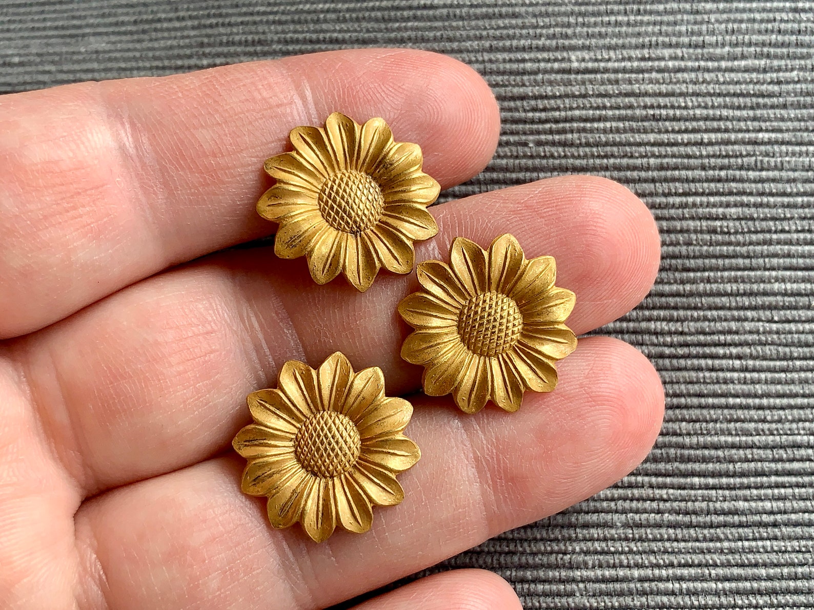 RARE and Highly Desirable Vintage Gilt Plated Miriam Haskell Stampings ...