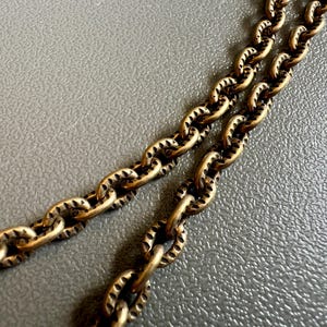 Funky Textured Oval Linked Chain! Sold per YARD. SKU Chain601 - Etsy