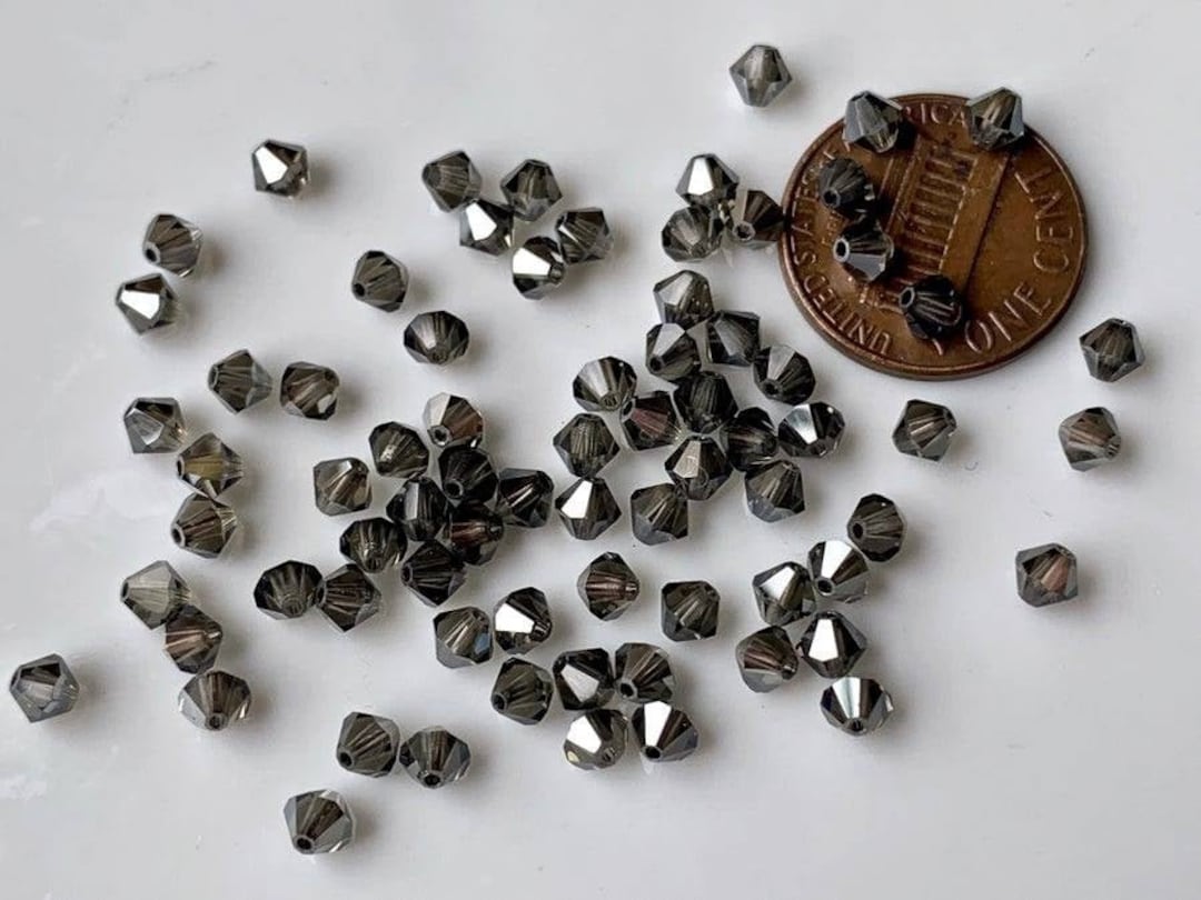 Gorgeous Color and Unusual Finish in These Crystal Bicones! Sold per 36 ...