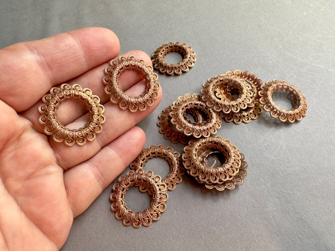 STUNNING Rare Guyot Filigrees Used by the Miriam Haskell Company in ...