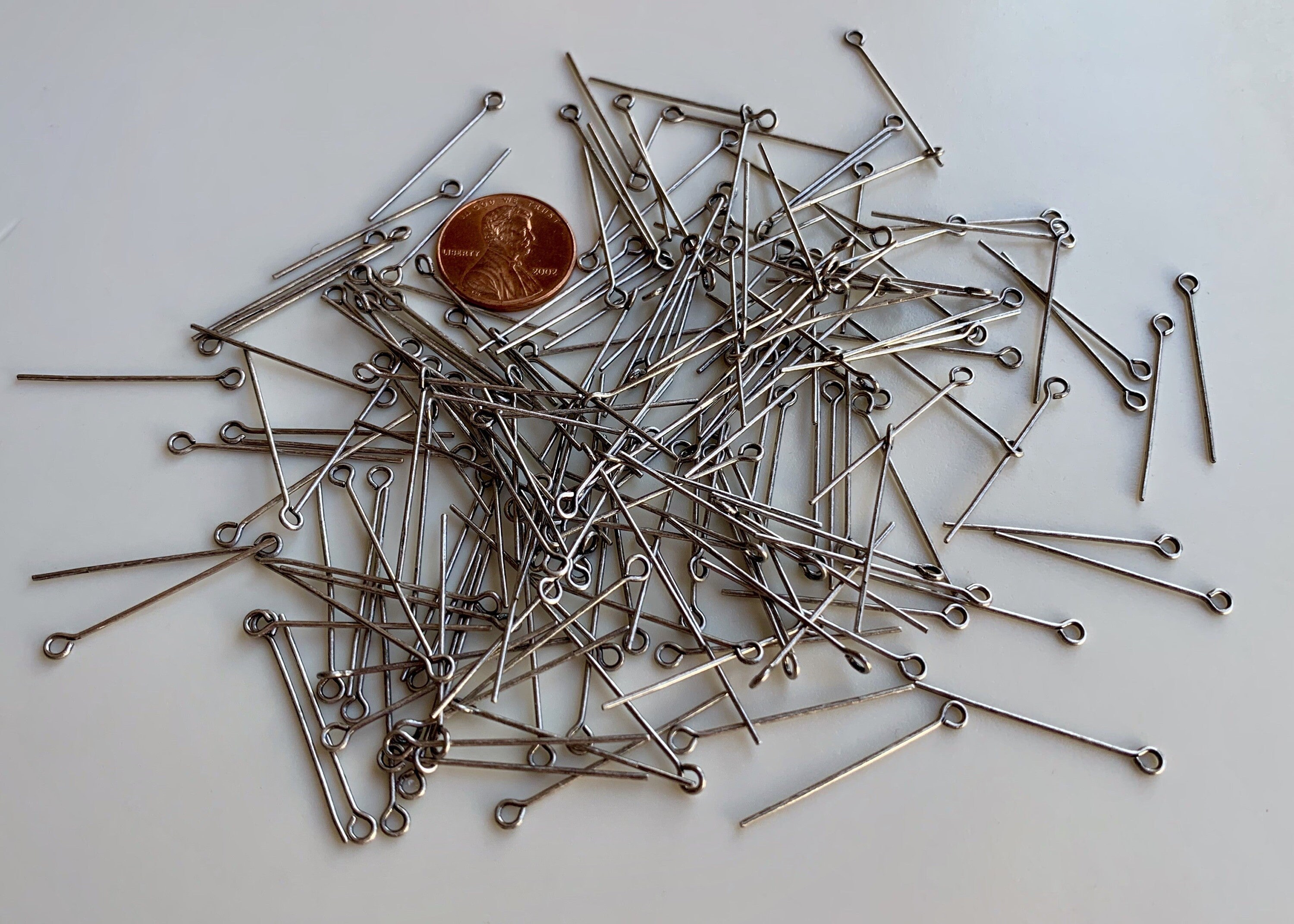 Fab Quality Stainless Steel Eye Pins From Rhode Island!! Sold per 100 ...
