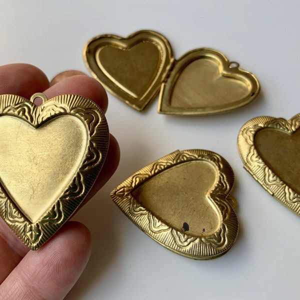 Vintage Heart Locket - Etsy