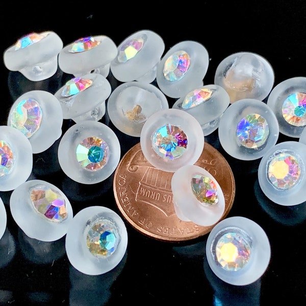 Crystal Buttons - Etsy