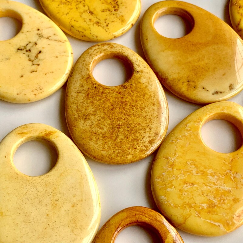 Stone Donut Pendant - Etsy