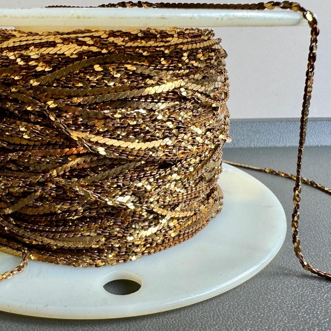 Unusual Solid Brass Chain. Alternates Between Sleek Serpentine and ...