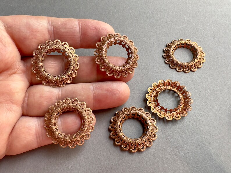 STUNNING Rare Guyot Filigrees Used by the Miriam Haskell Company in ...