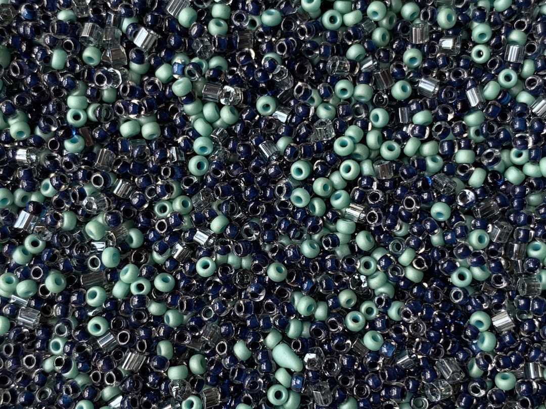 Lovely Custom Seed Bead Mix From the High End DC Estate! Czech Seeds ...