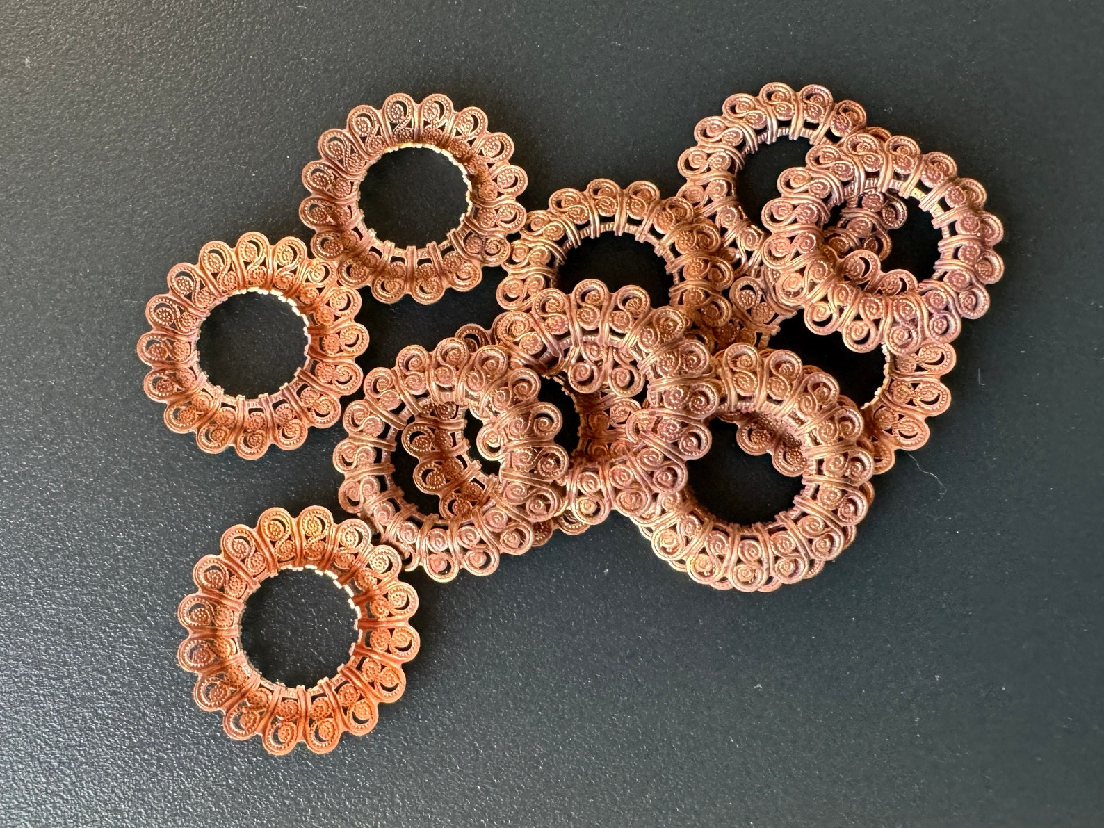 STUNNING Rare Guyot Filigrees Used by the Miriam Haskell Company in ...