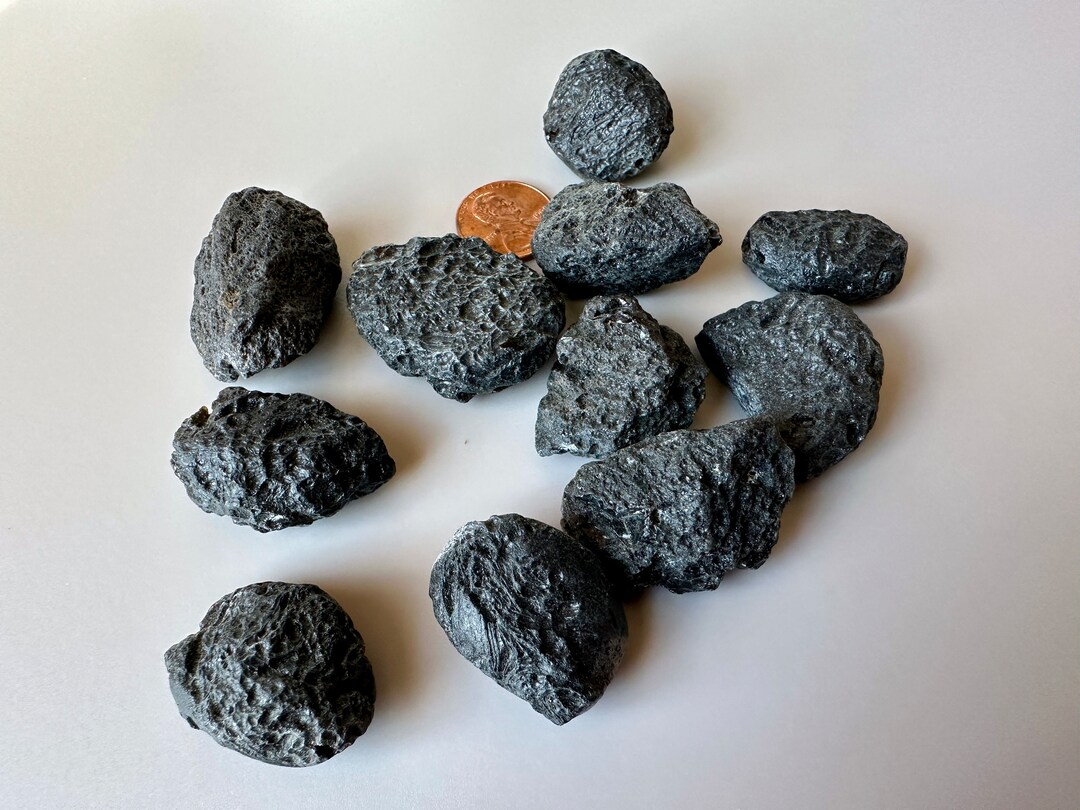 Beautiful, Natural Extra Large Lava Rock Beads! Sold per Five Beads ...