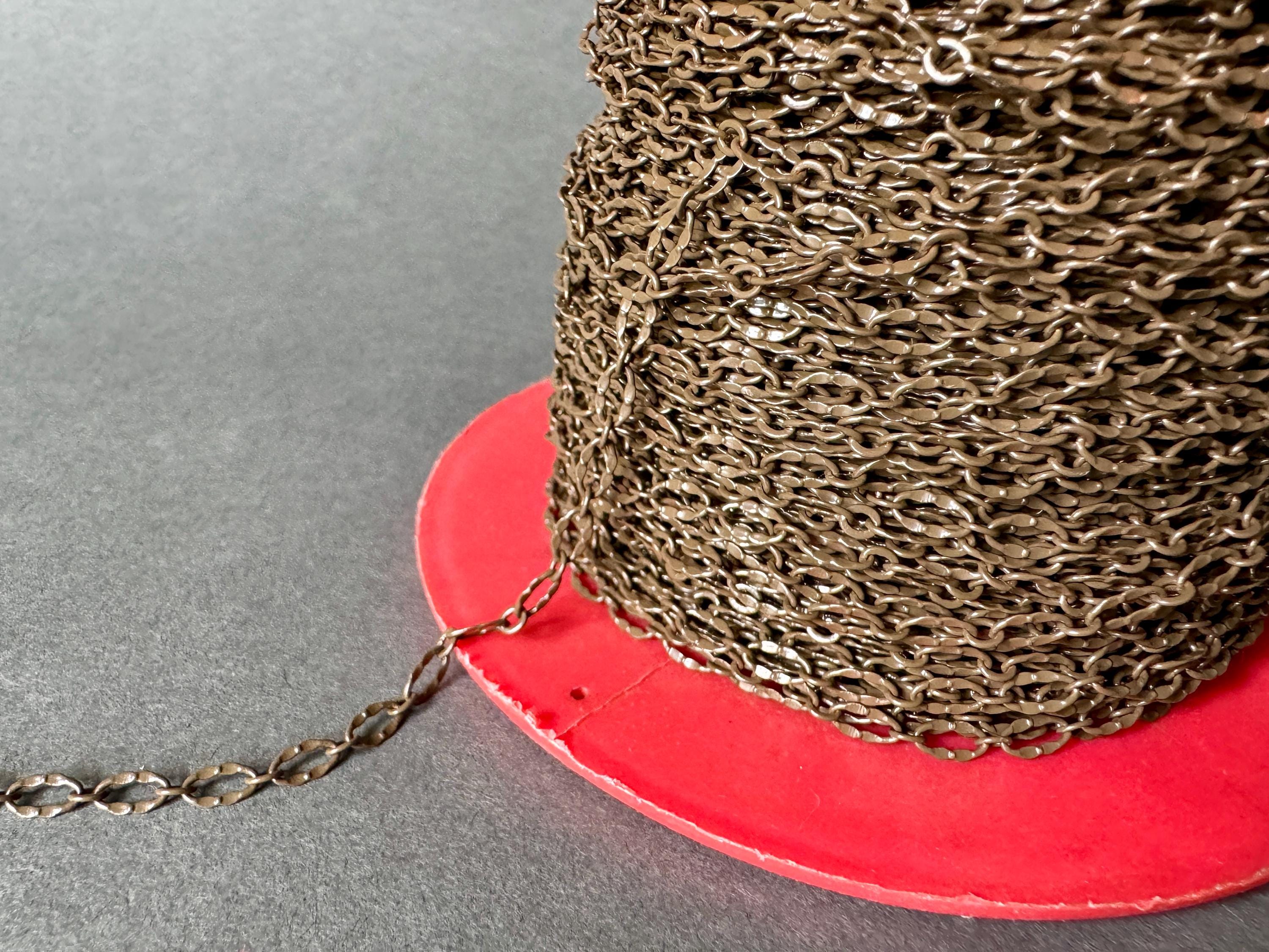 Beautiful Brown Enameled Chain! Sold per TWO Yards. SKU Chain440 - Etsy