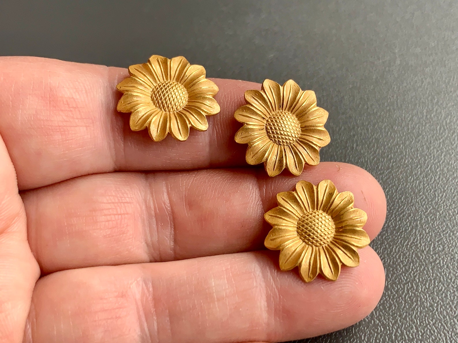 RARE and Highly Desirable Vintage Gilt Plated Miriam Haskell Stampings ...