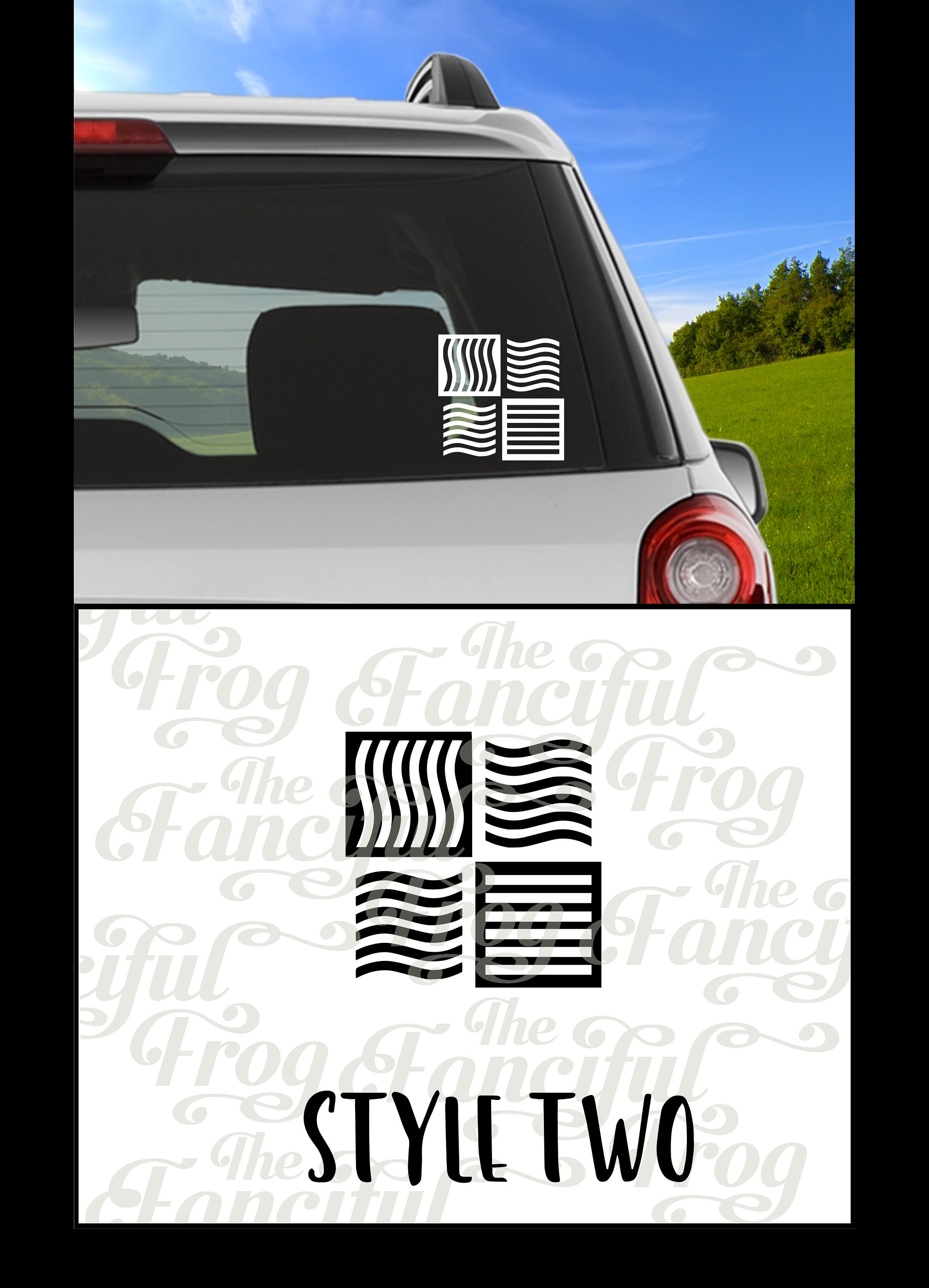 The Fifth Element Earth Air Water Fire Symbols Vinyl Decal - Etsy