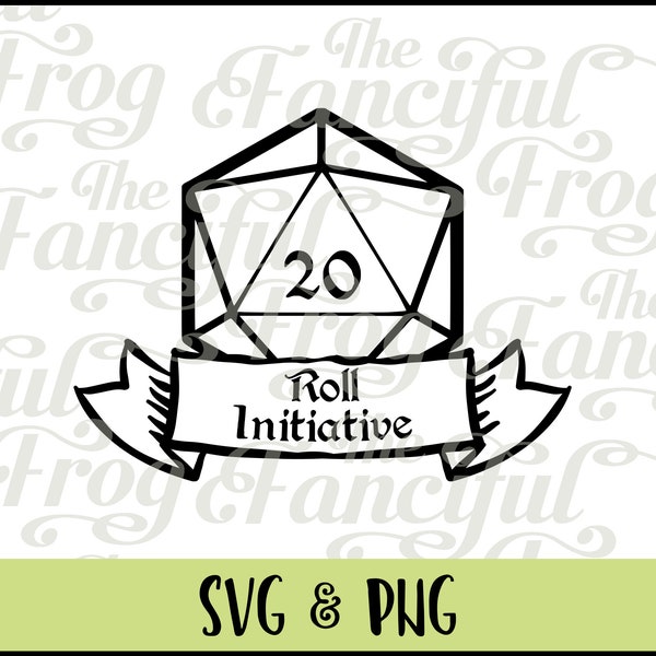 Roll for Initiative Svg - Etsy Ireland