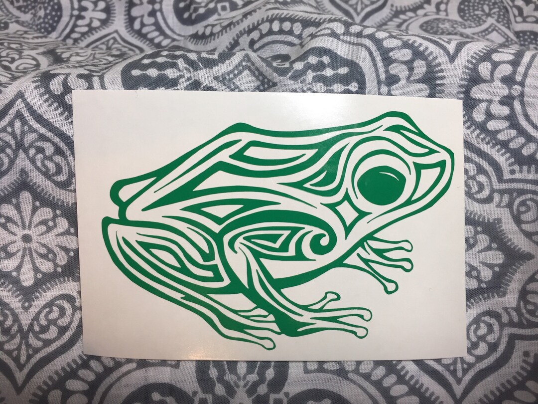 Tribal Frog Mandala Henna Vinyl Car Decal Celtic Knot - Etsy