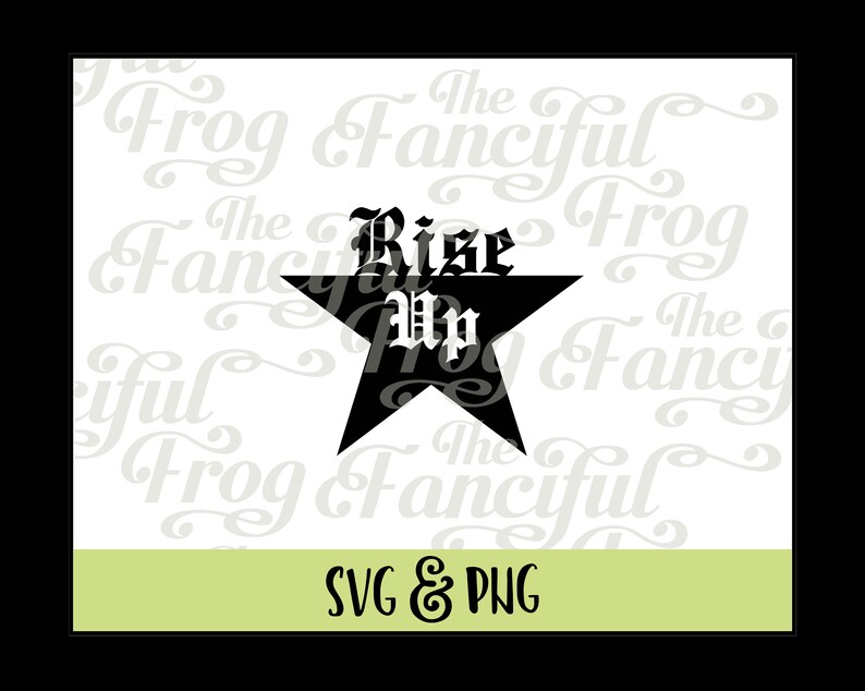 Download Rise up Star Hamilton Star PNG SVG Vector Image - Etsy