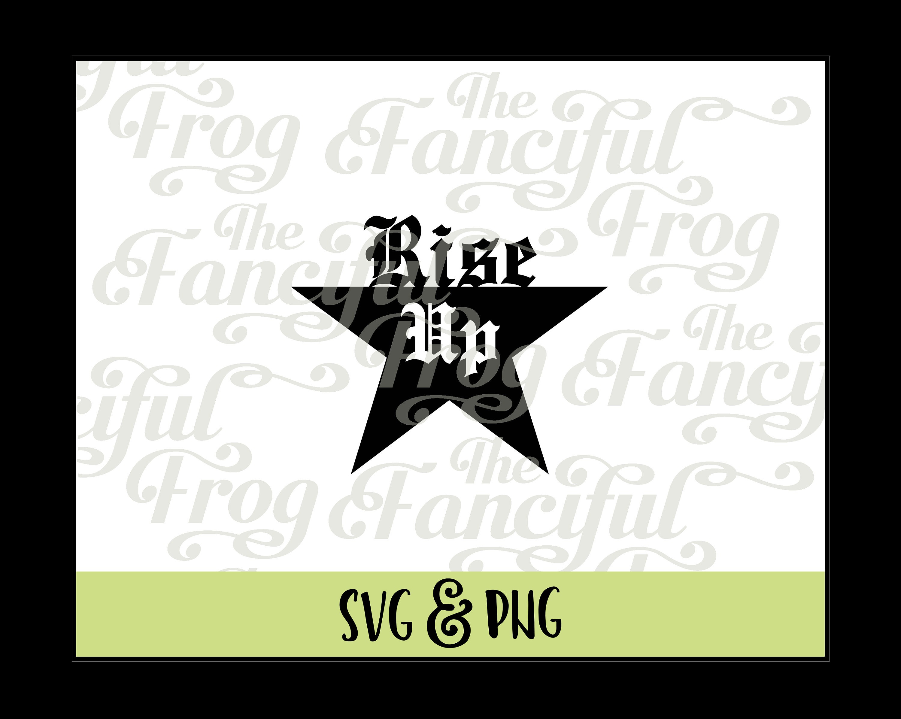 Download Rise up Star Hamilton Star PNG SVG Vector Image Broadway ...