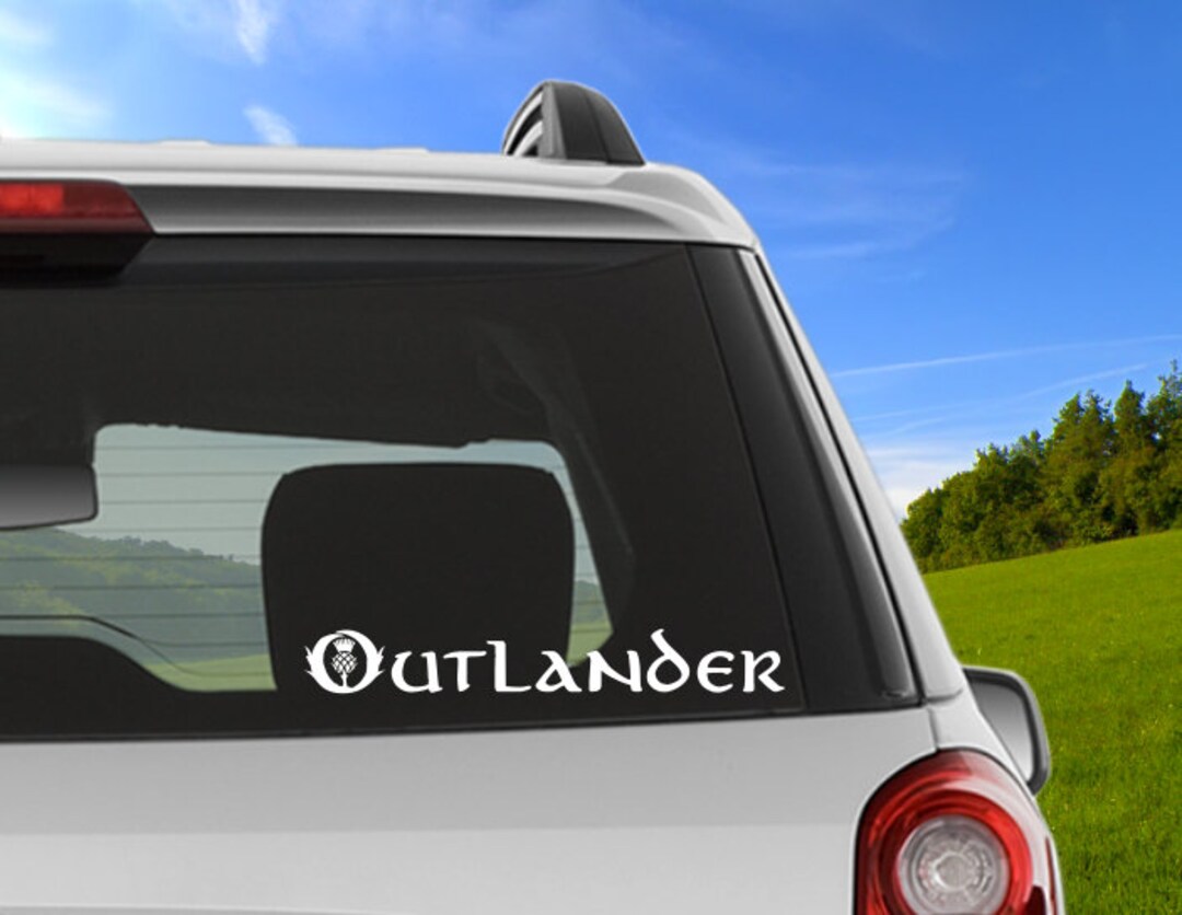 Outlander Scottish Thistle Vinyl Decal Sticker Sassenach - Etsy