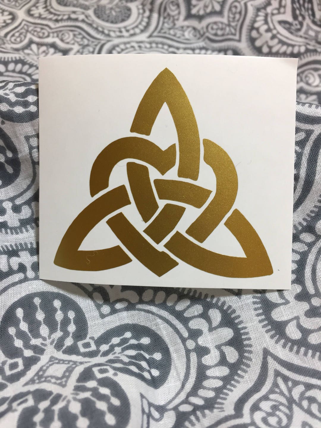 Trinity Triquetra Heart Vinyl Car Decal Celtic Knot Knotwork Outlander ...