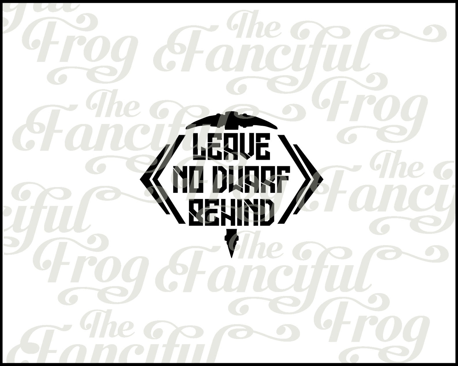 Deep Rock Galactic Leave No Dwarf Behind Vinyl Decal - Etsy