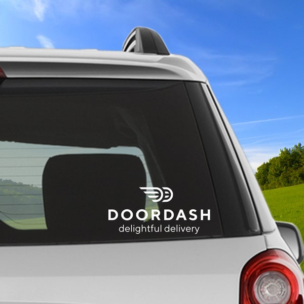 Vinyl Doordash Car - Etsy