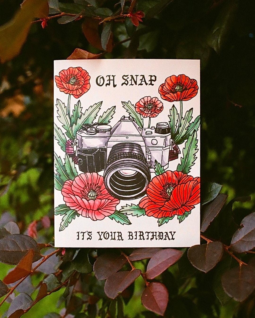 Oh Snap! It's Your Birthday Film Camera Card - Etsy
