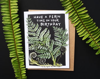 Fern Card | Etsy