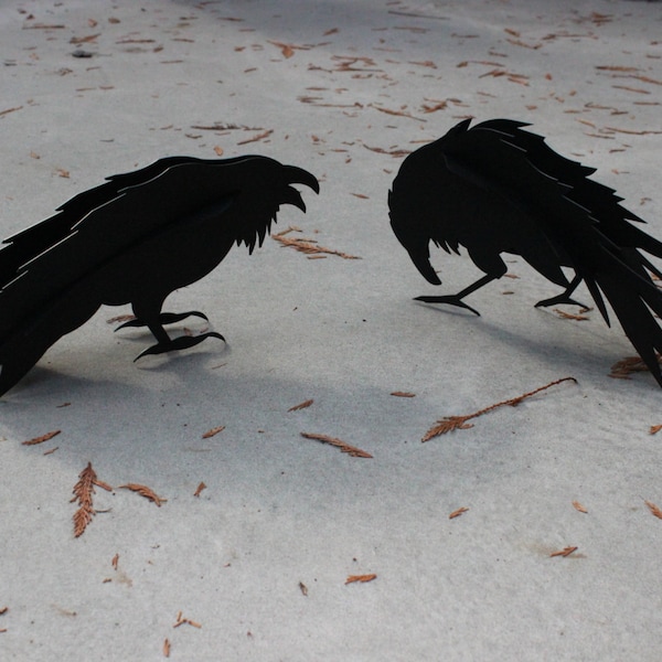 Metal Raven - Etsy