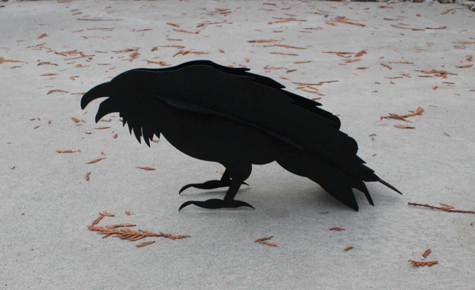 Free Shipping Crow Raven Steel Sculpture Raven Sculpture | Etsy