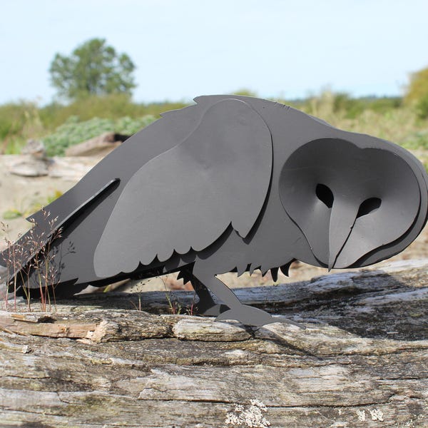 Glass Owl Yard Art - Etsy