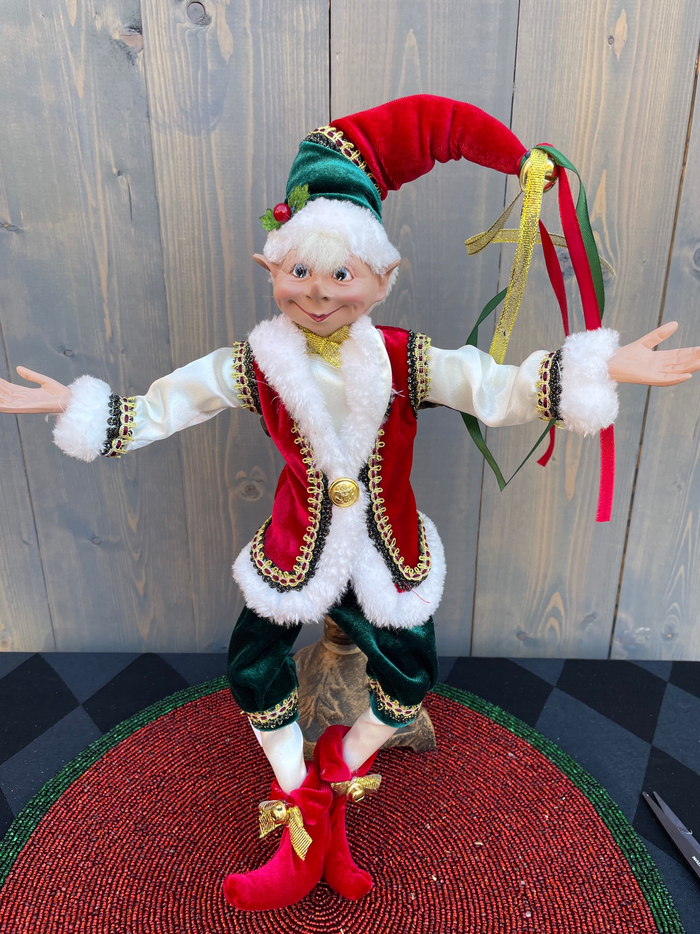 Raz Silver Bell Elves Clipart