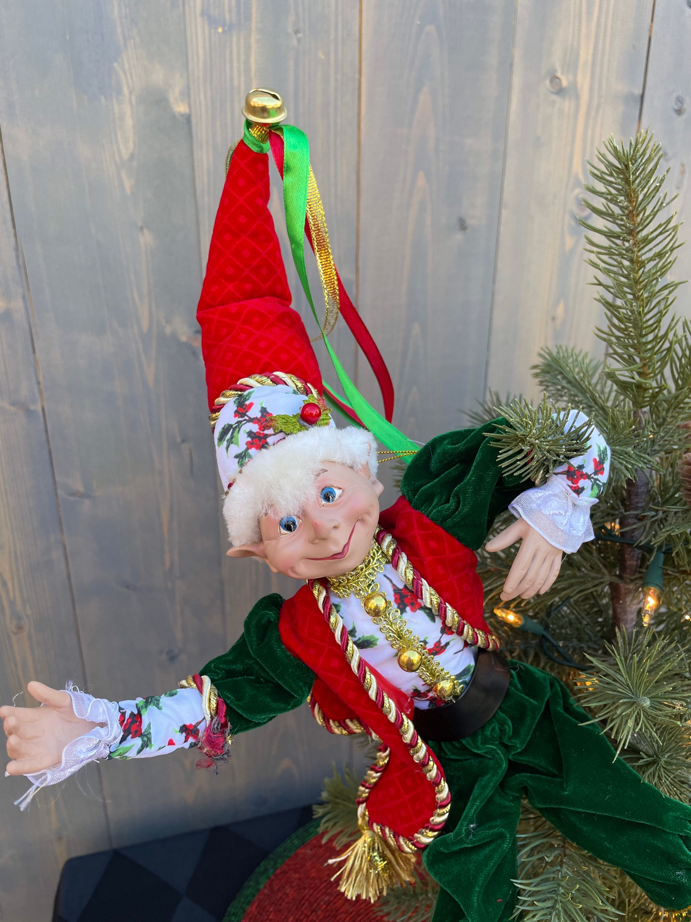 Raz Silver Bell Elves Clipart