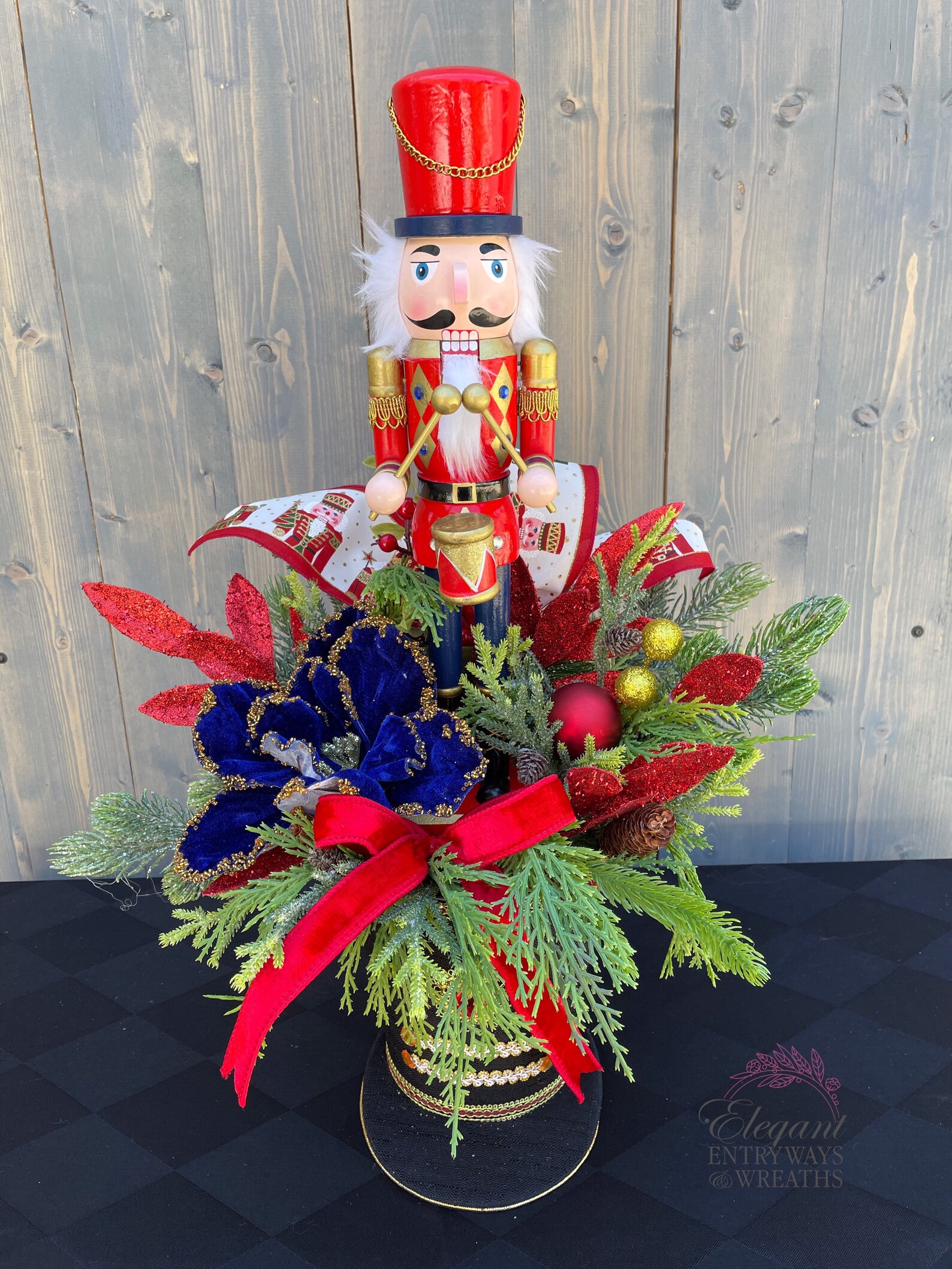 Nutcracker Decor, Christmas Table Centerpiece, Traditional Christmas ...